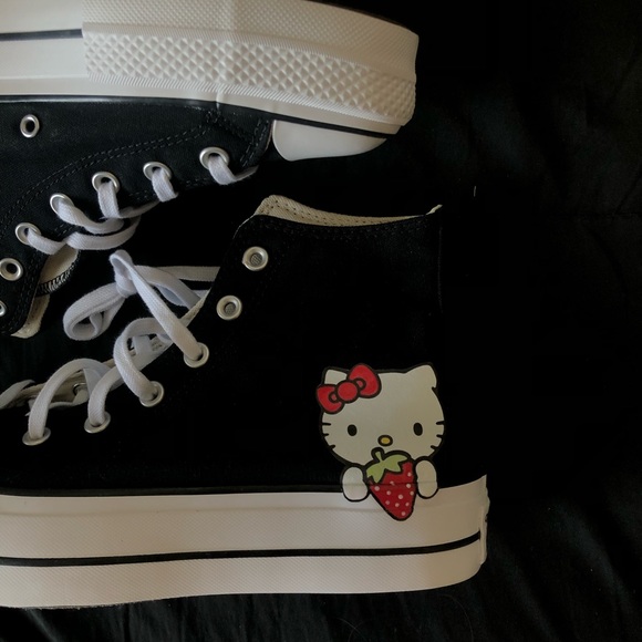 Hello Kitty | Shoes | Hello Kitty Platform Converse | Poshmark
